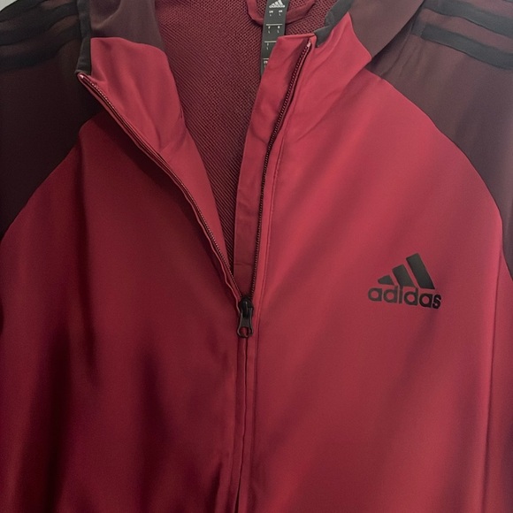 adidas | Jackets & Coats | Adidas Mens Red Jacket | Poshmark